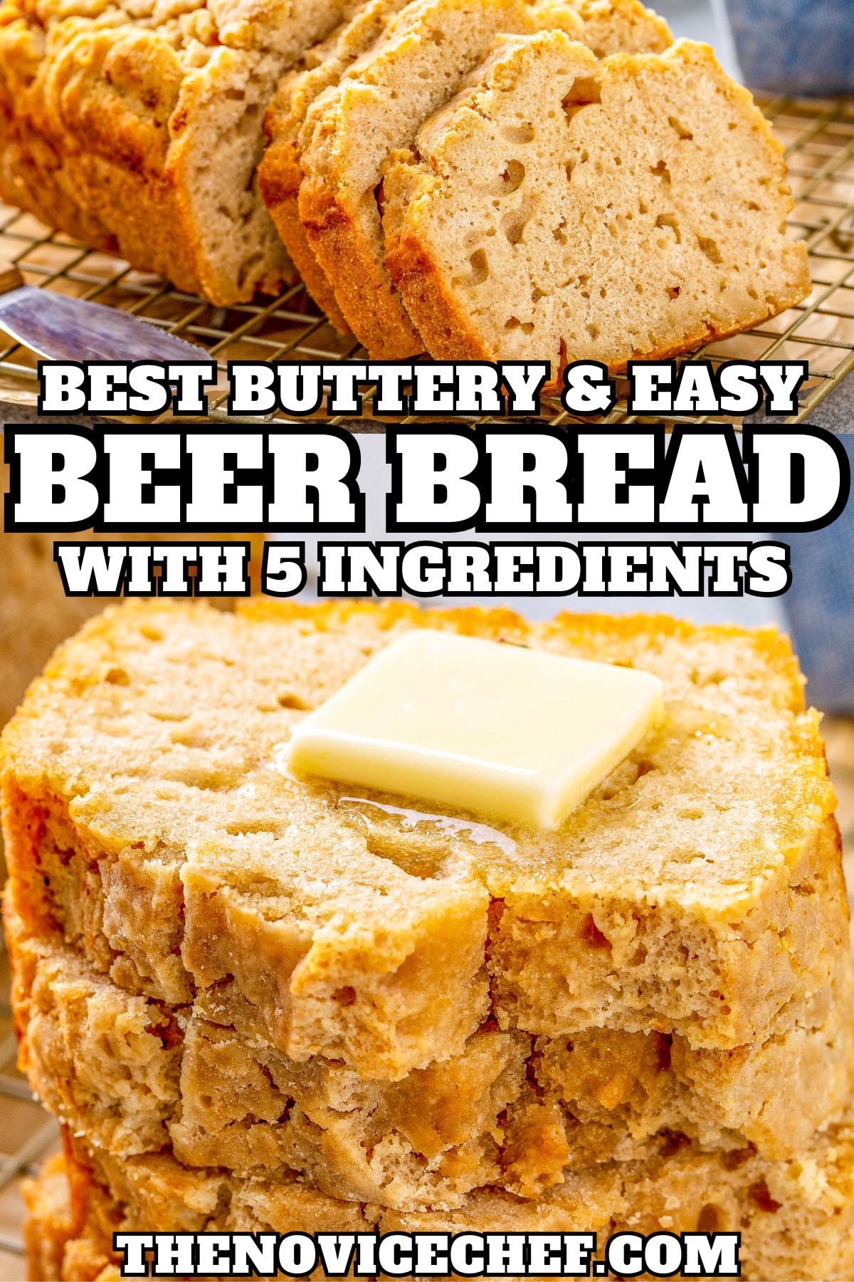 Easy Beer Bread Recipe | The Novice Chef