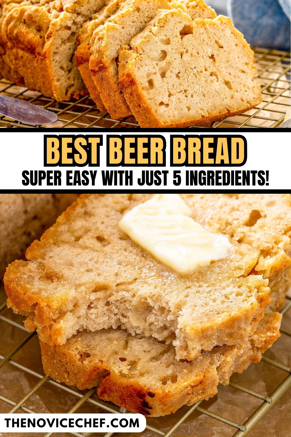 Easy Beer Bread Recipe | The Novice Chef