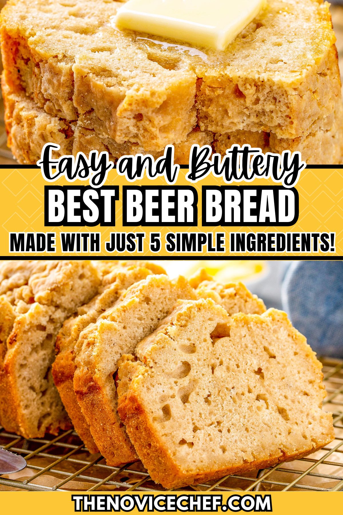 Easy Beer Bread Recipe | The Novice Chef