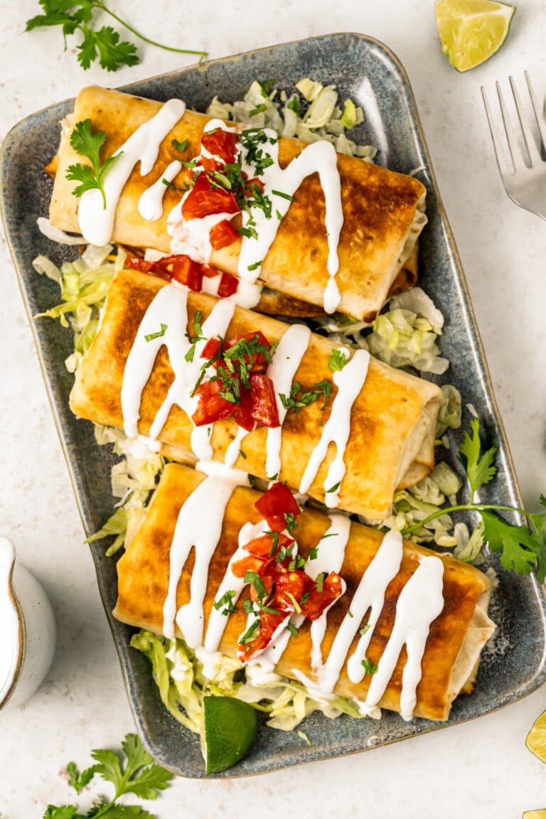 Easy Chicken Chimichangas Recipe | The Novice Chef