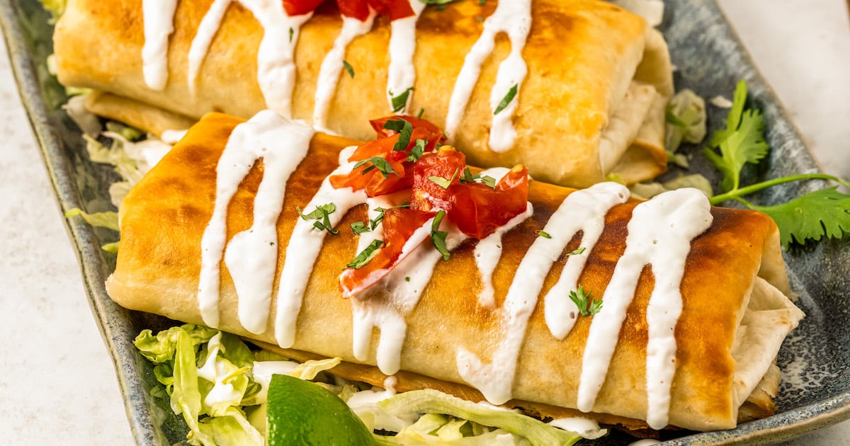 Easy Chicken Chimichangas Recipe | The Novice Chef