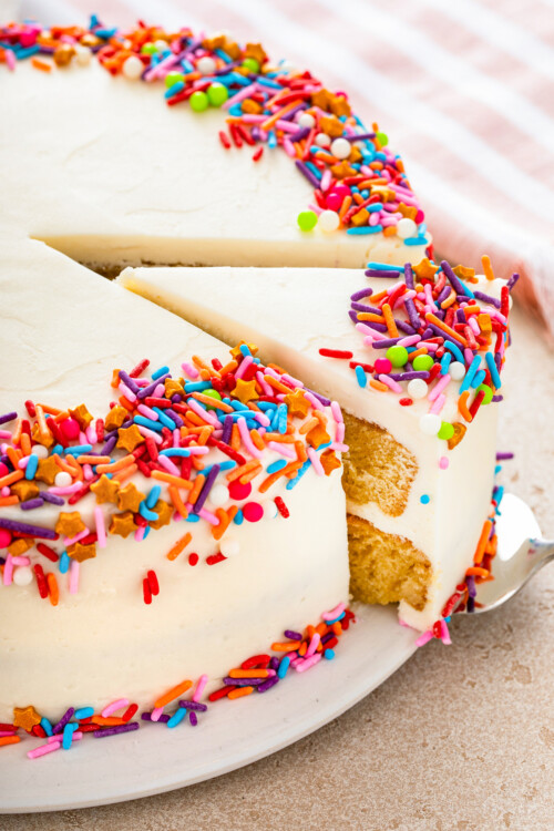Oh-So-Moist Homemade Vanilla Cake Recipe | The Novice Chef