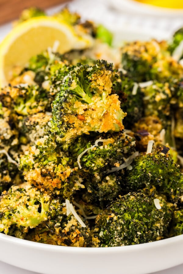 Parmesan Roasted Broccoli Recipe | The Novice Chef