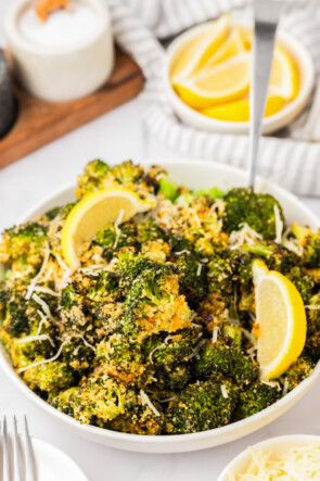 Parmesan Roasted Broccoli Recipe | The Novice Chef