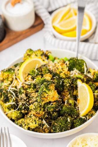 Parmesan Roasted Broccoli Recipe | The Novice Chef