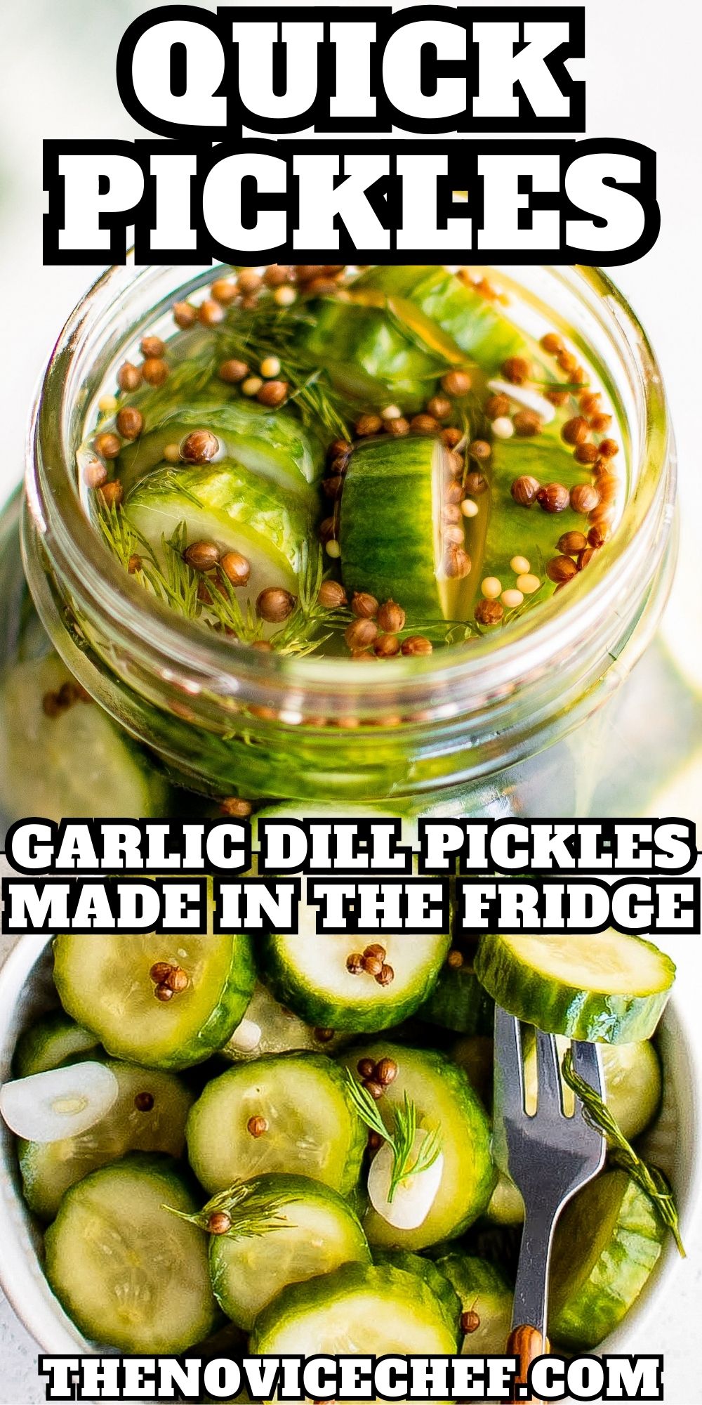 Garlic Dill Fridge Pickles Recipe - Every Province