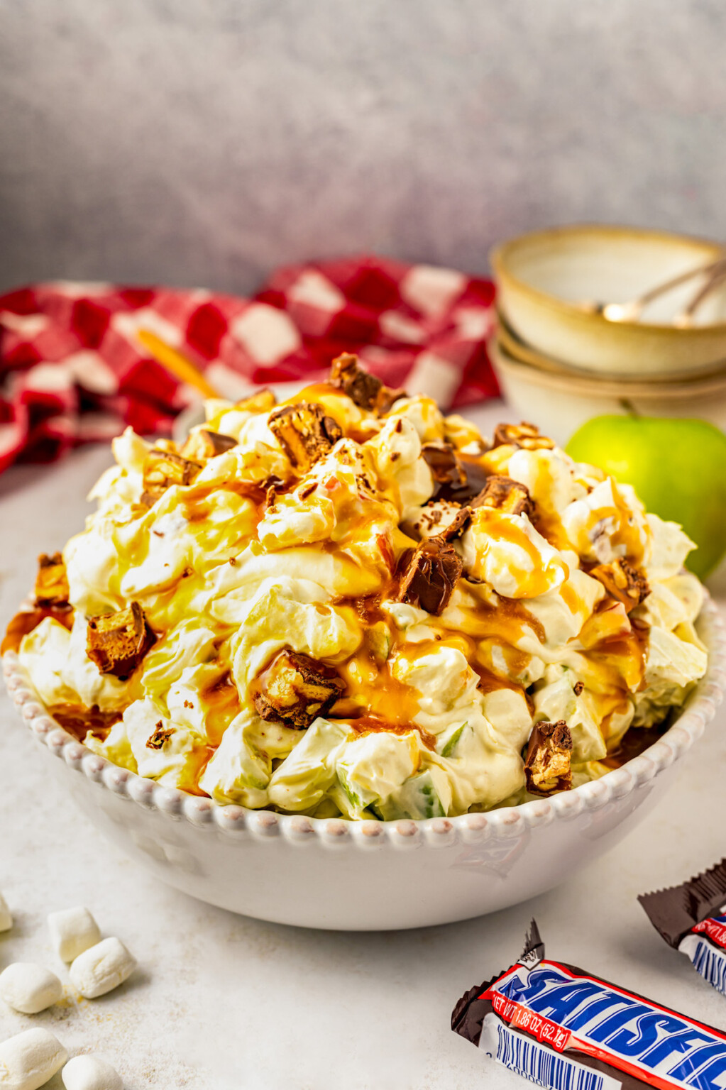 The Best Apple Snickers Salad Recipe | The Novice Chef