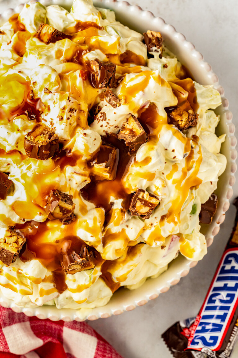 The Best Apple Snickers Salad Recipe | The Novice Chef