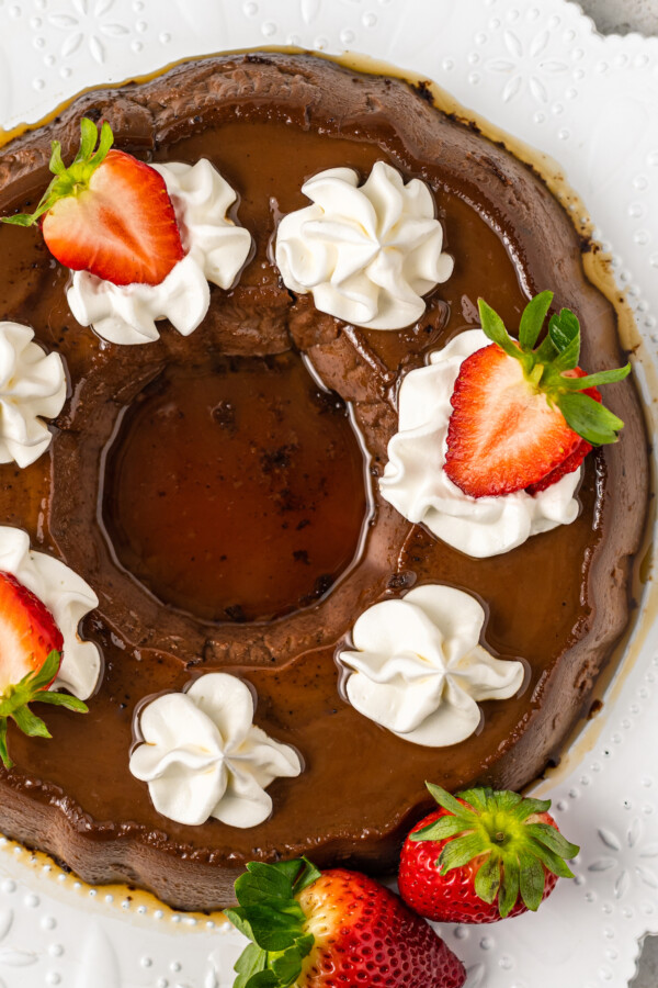 Chocolate Flan Recipe | The Novice Chef