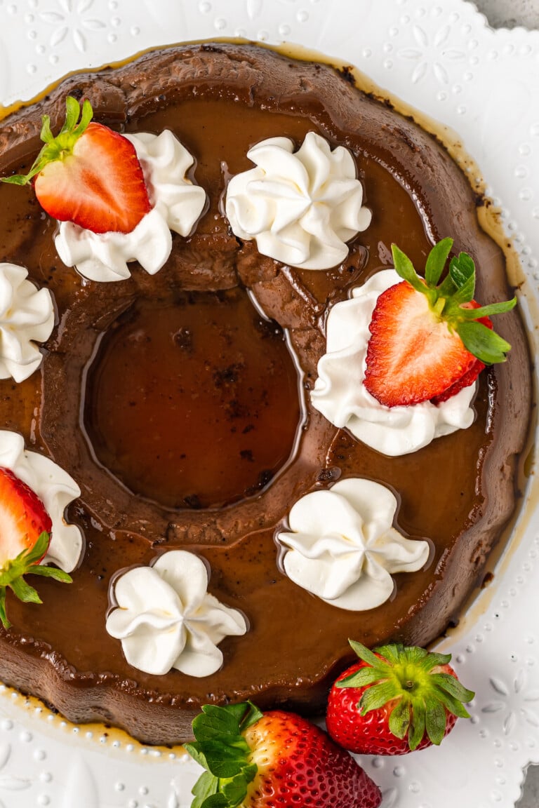 Chocolate Flan Recipe | The Novice Chef