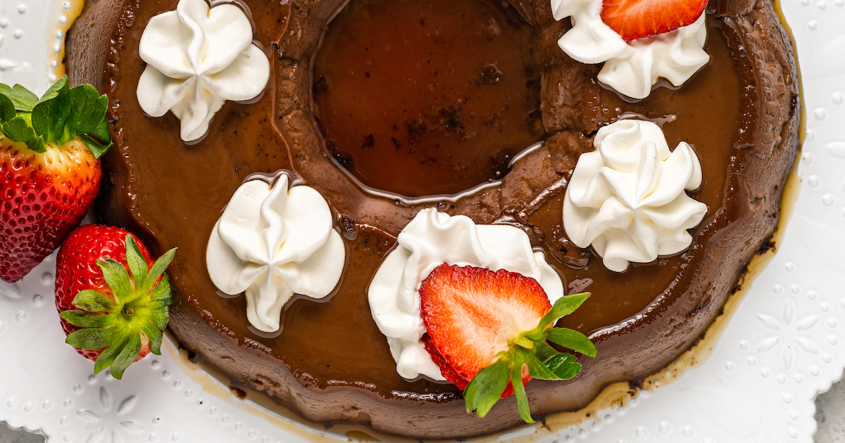 Chocolate Flan Recipe | The Novice Chef