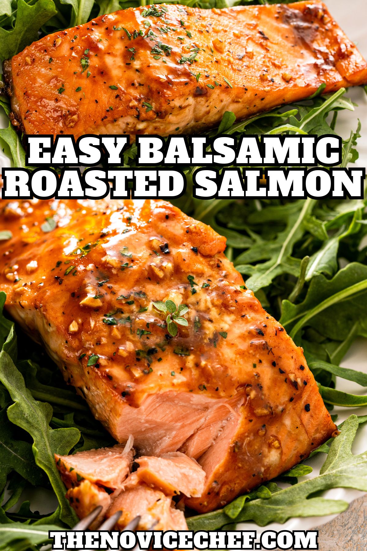 Glazed Balsamic Salmon Recipe | The Novice Chef