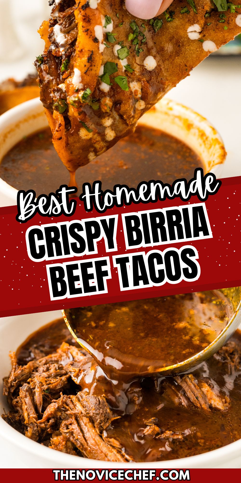 Cheesy Birria Tacos Recipe (Quesabirria Tacos) | The Novice Chef