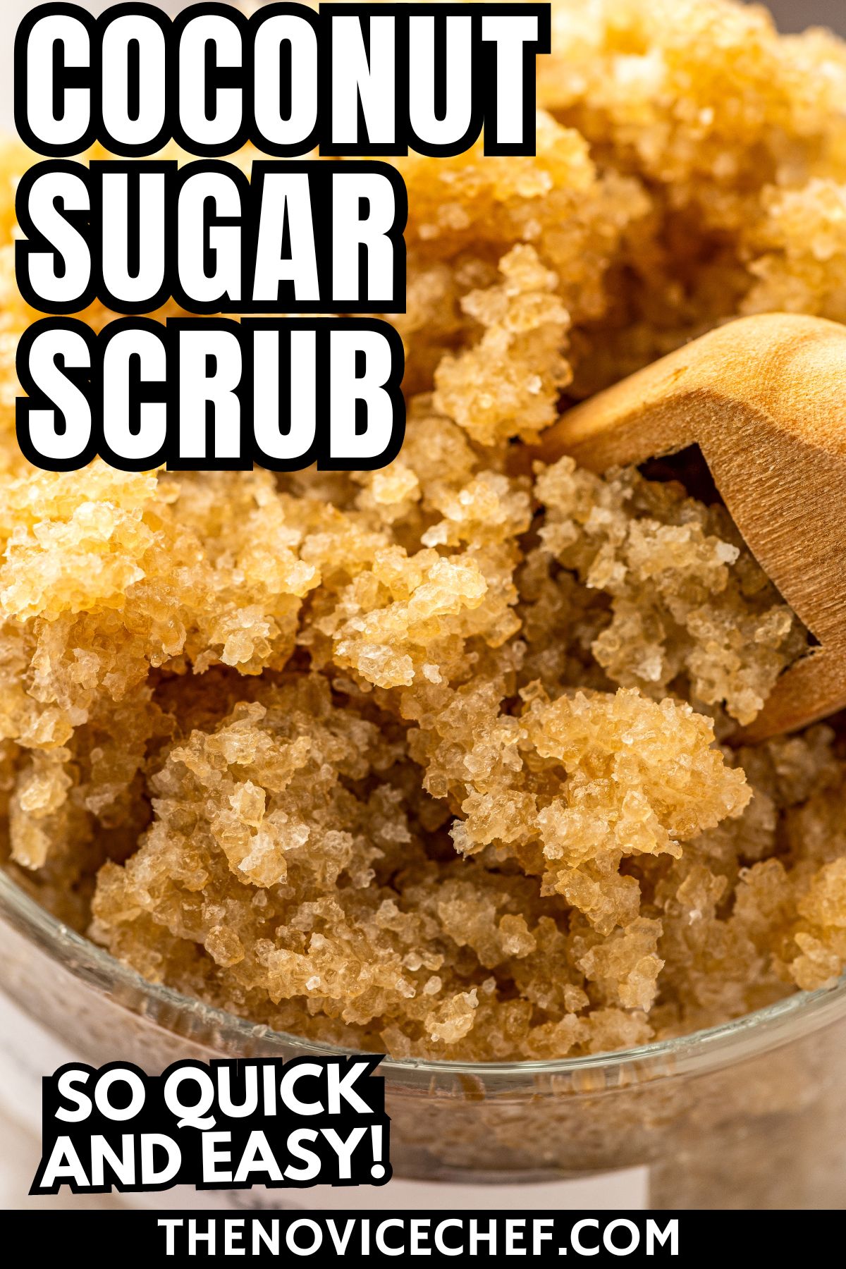 Easy DIY Coconut Sugar Scrub | The Novice Chef