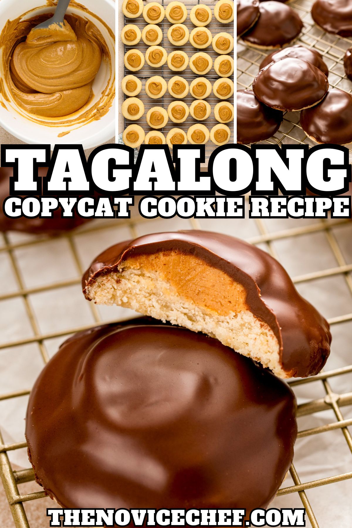 Homemade Tagalong Cookies Recipe | – The Novice Chef