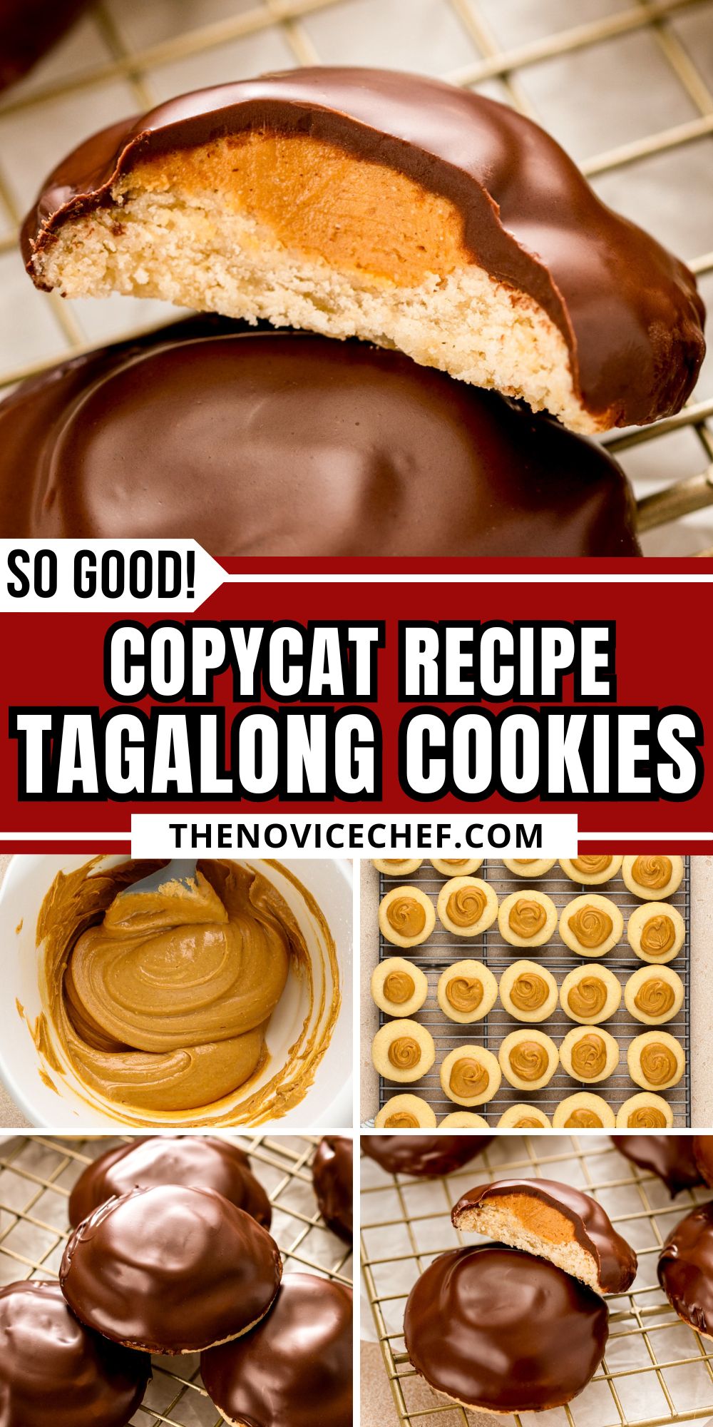 Homemade Tagalong Cookies Recipe | – The Novice Chef