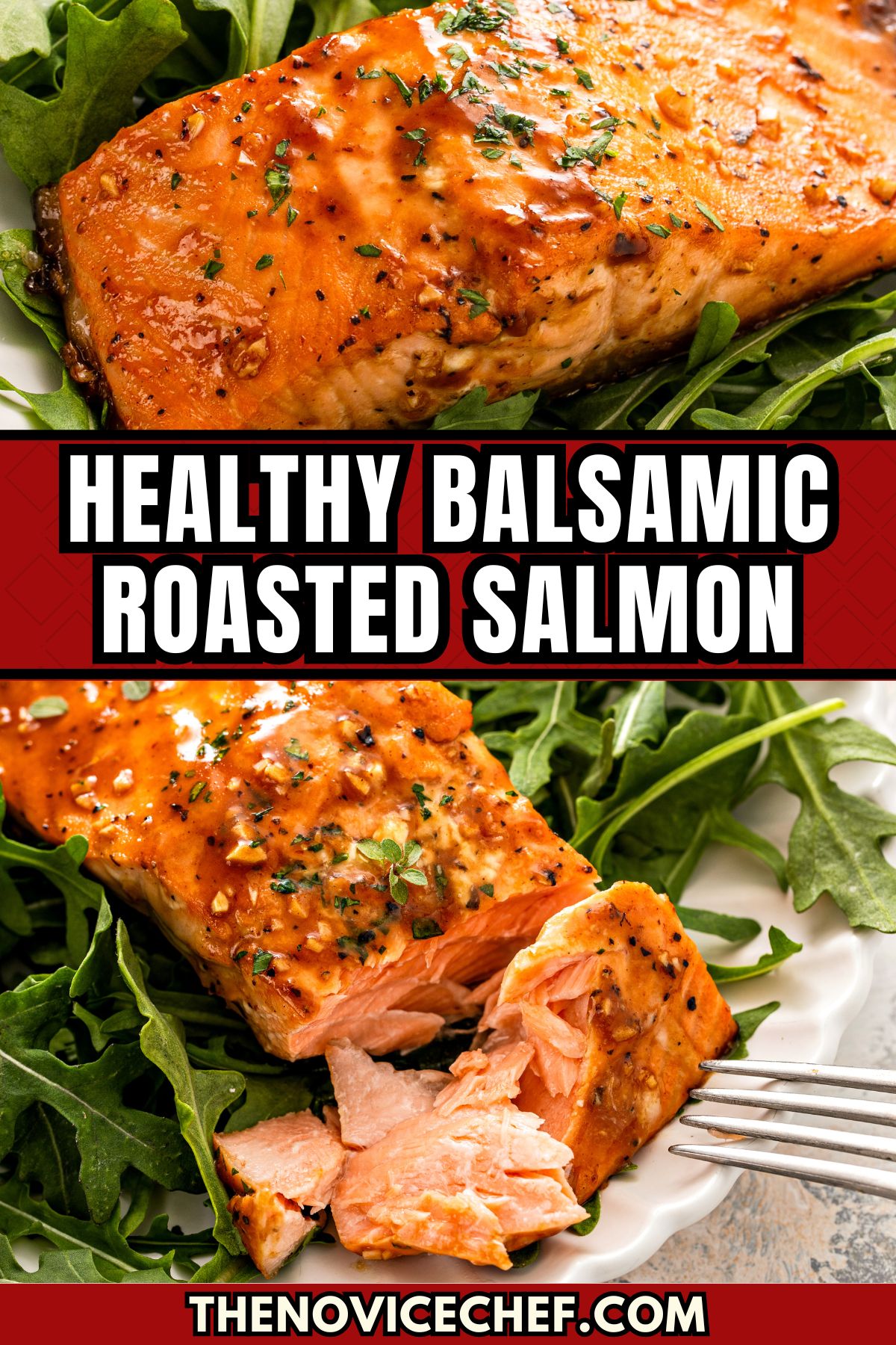 Glazed Balsamic Salmon Recipe | The Novice Chef