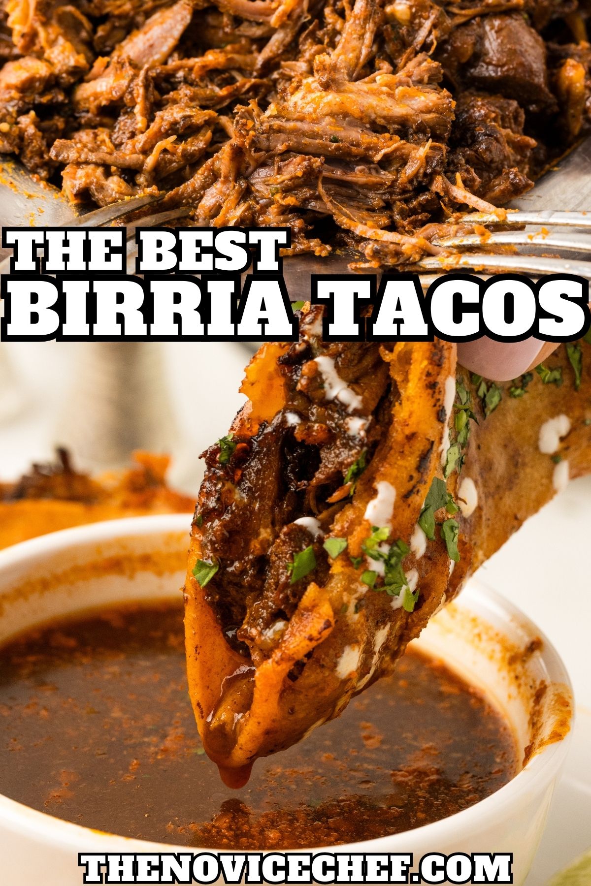 Cheesy Birria Tacos Recipe (Quesabirria Tacos) | The Novice Chef