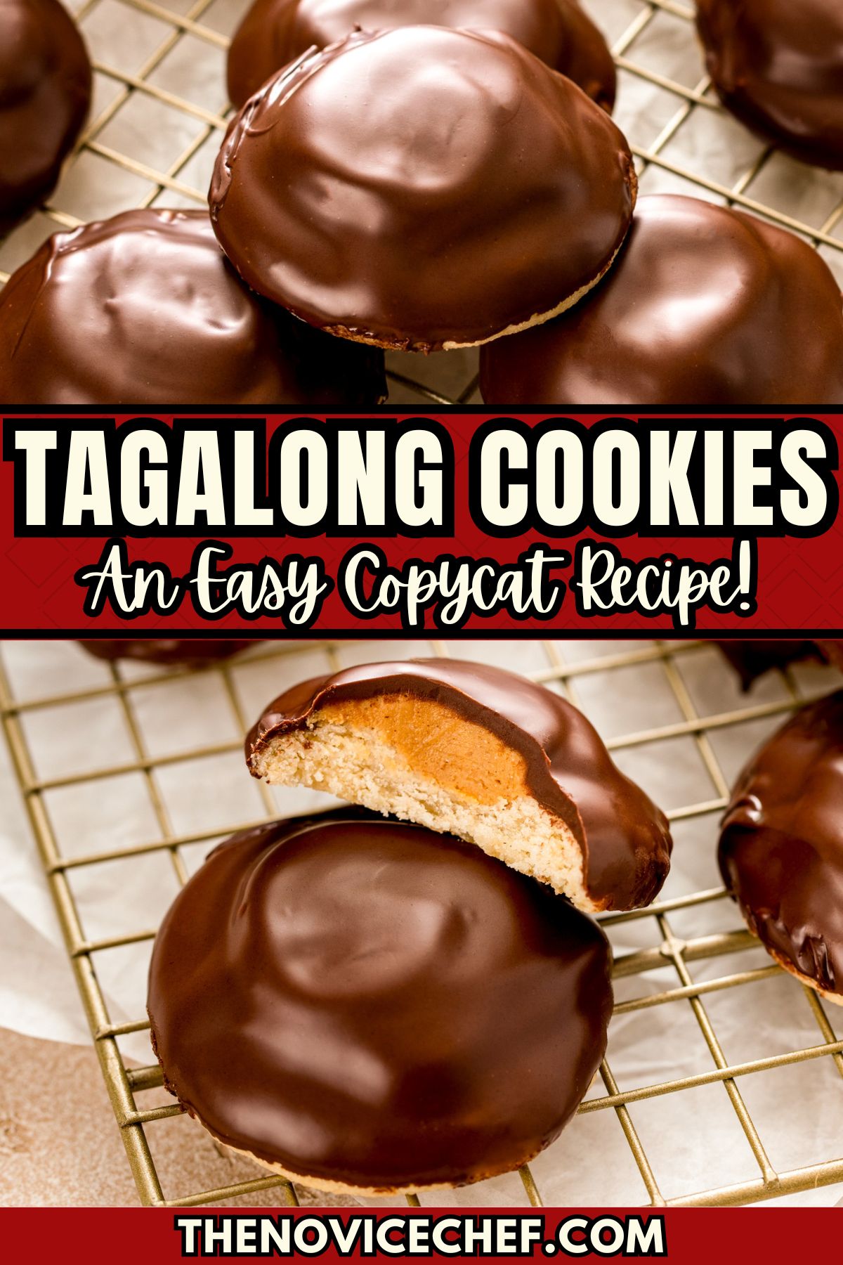 Homemade Tagalong Cookies Recipe | – The Novice Chef