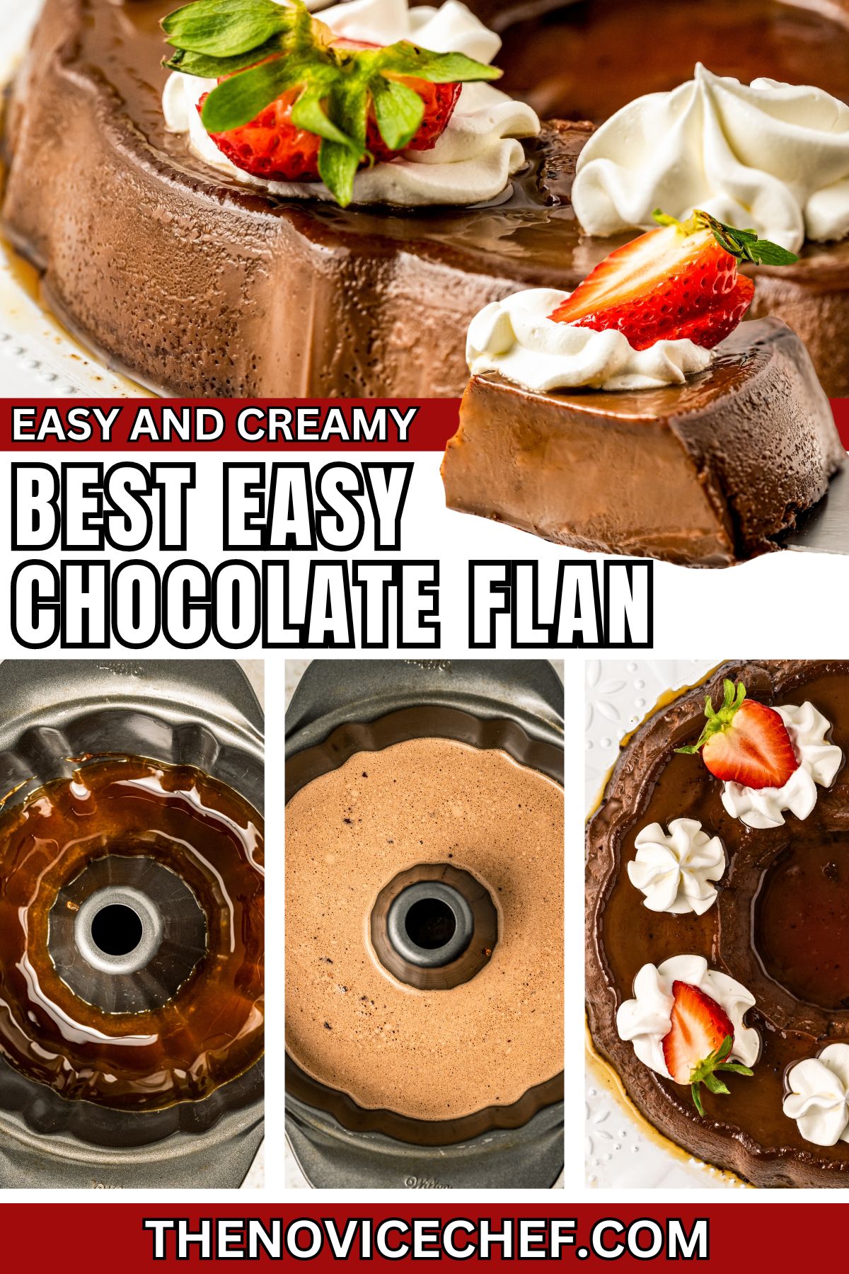 Chocolate Flan Recipe | The Novice Chef