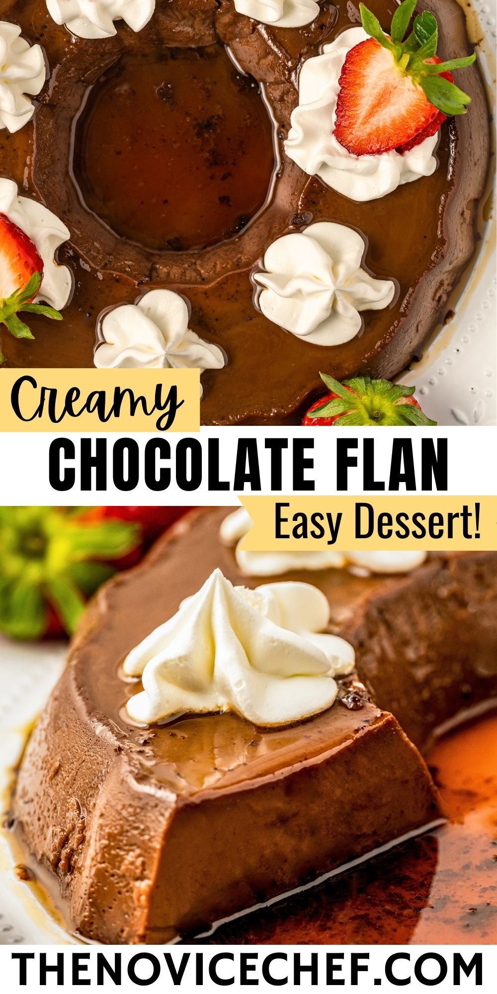 Chocolate Flan Recipe | The Novice Chef