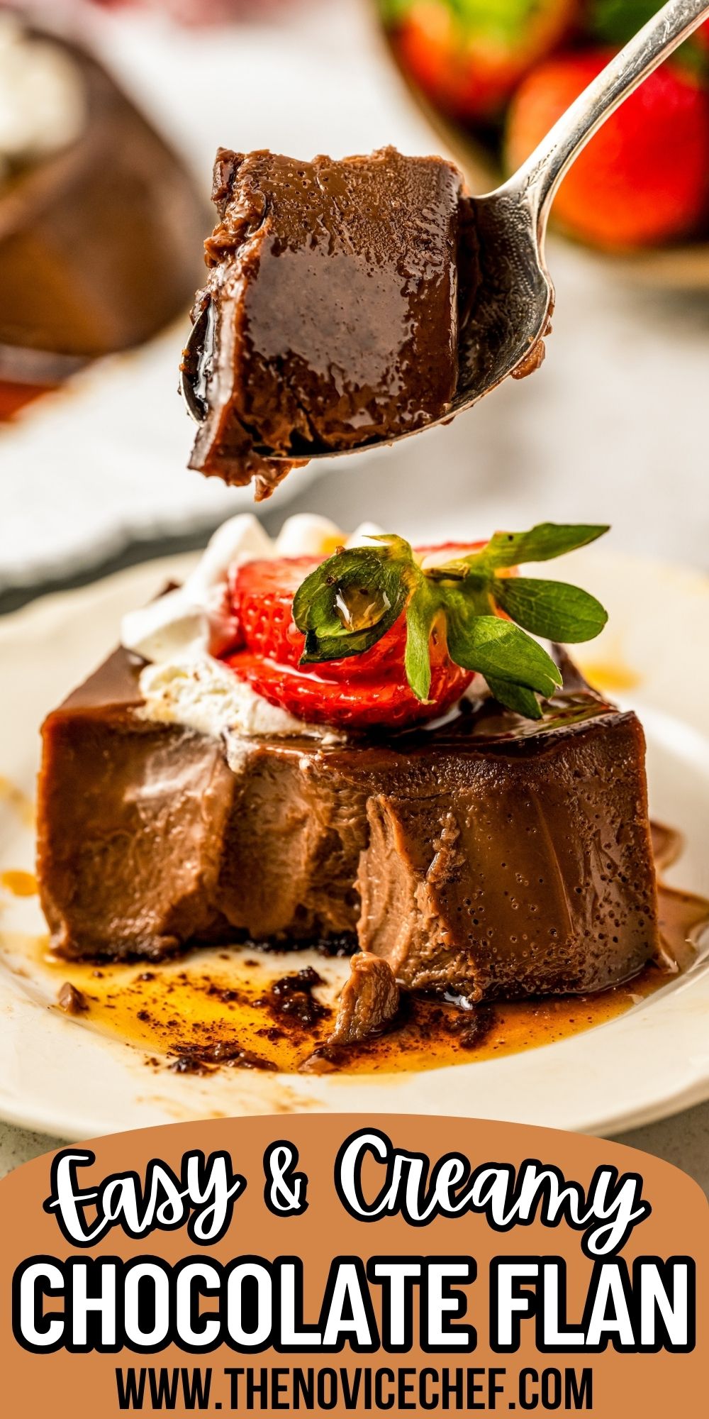Chocolate Flan Recipe | The Novice Chef