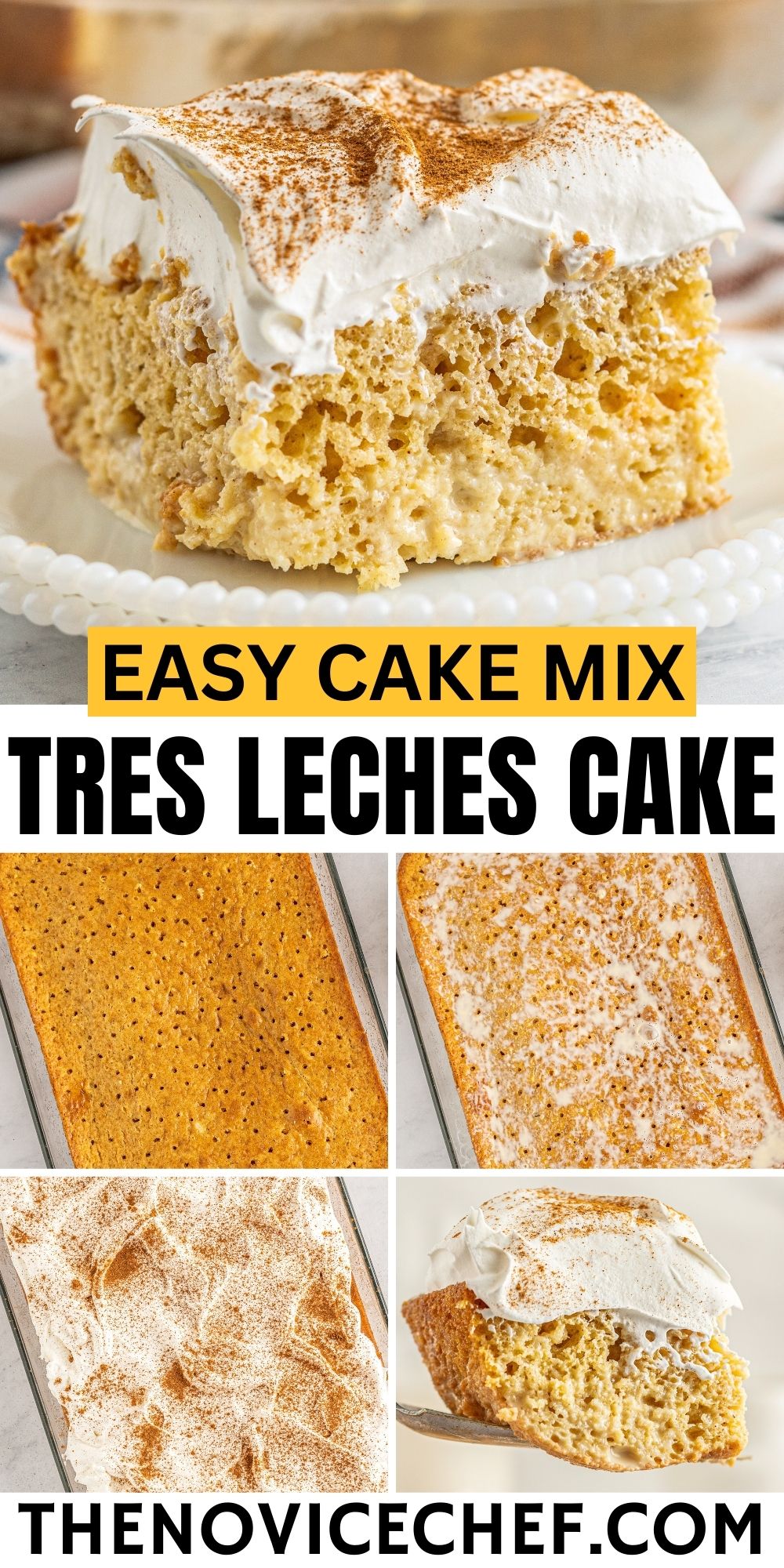 Best Easy Tres Leches Cake Recipe Made with a Box of Cake Mix!