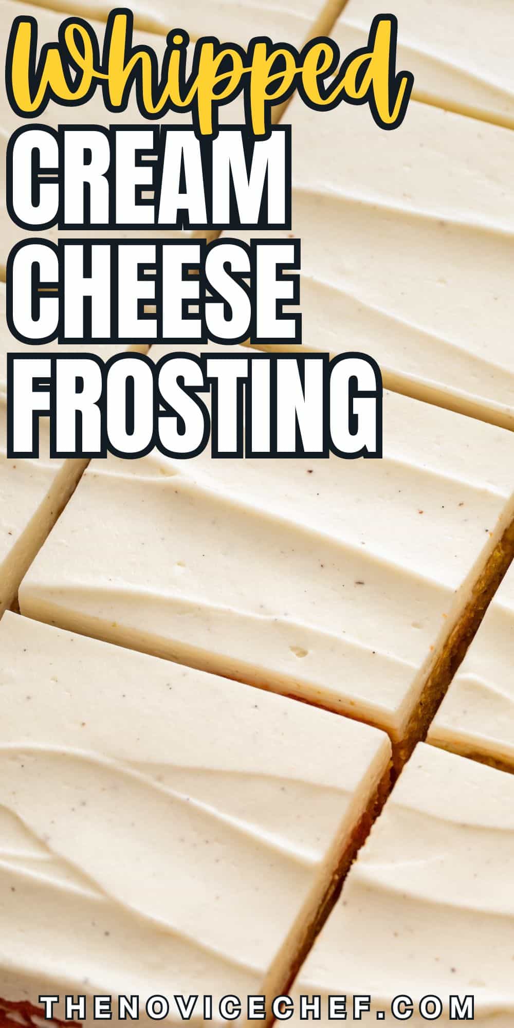Best Whipped Cream Cheese Frosting Recipe | The Novice Chef