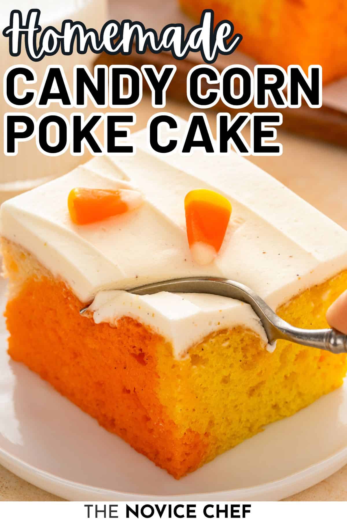 The Best Candy Corn Cake | Festive Halloween Cake Recipe!