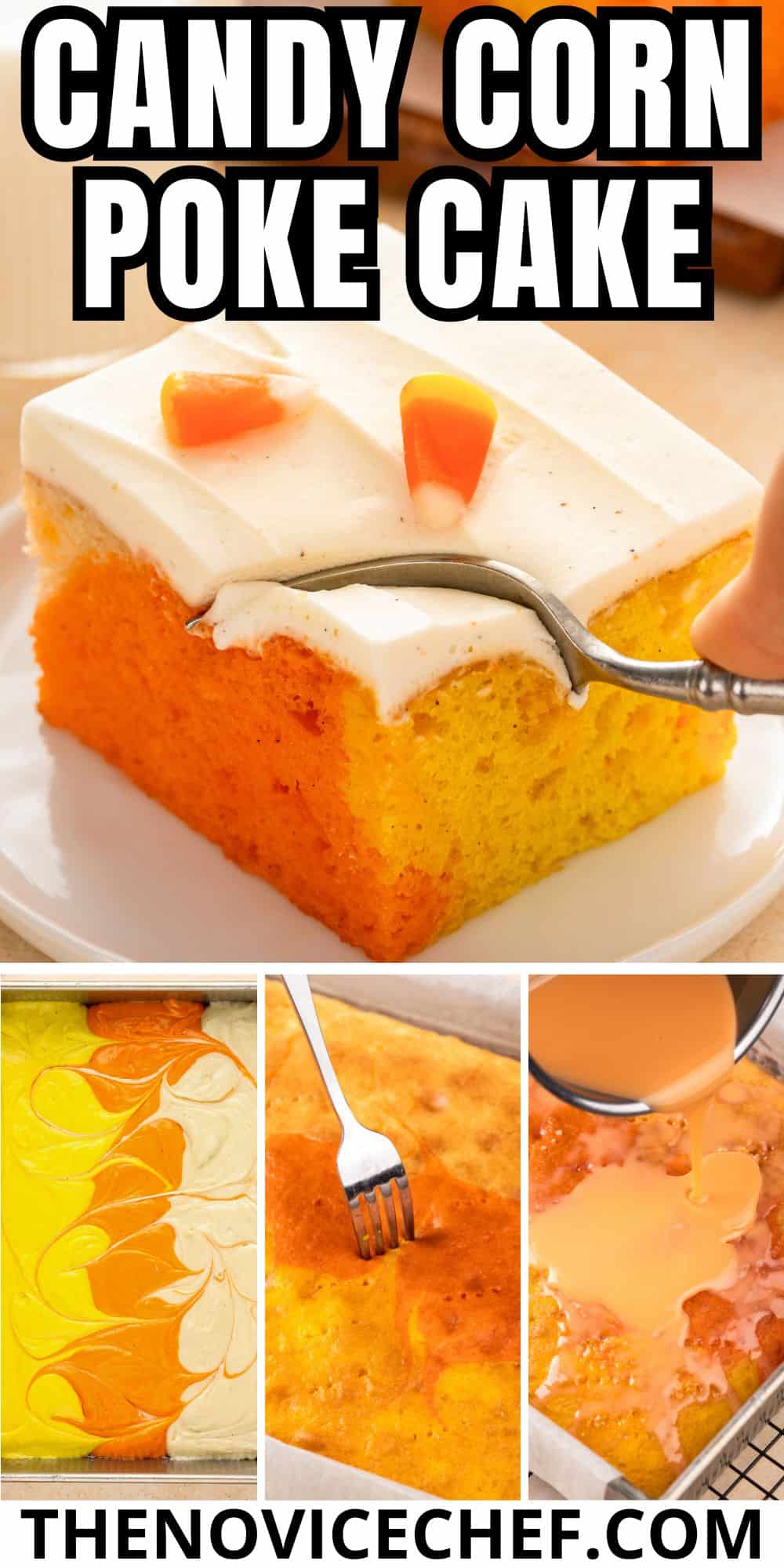 The Best Candy Corn Cake | Festive Halloween Cake Recipe!