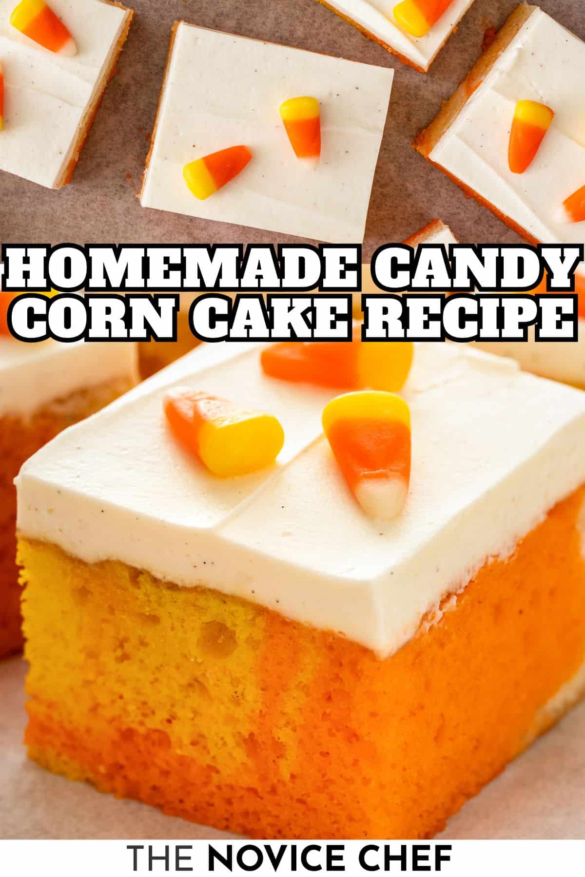 The Best Candy Corn Cake | Festive Halloween Cake Recipe!