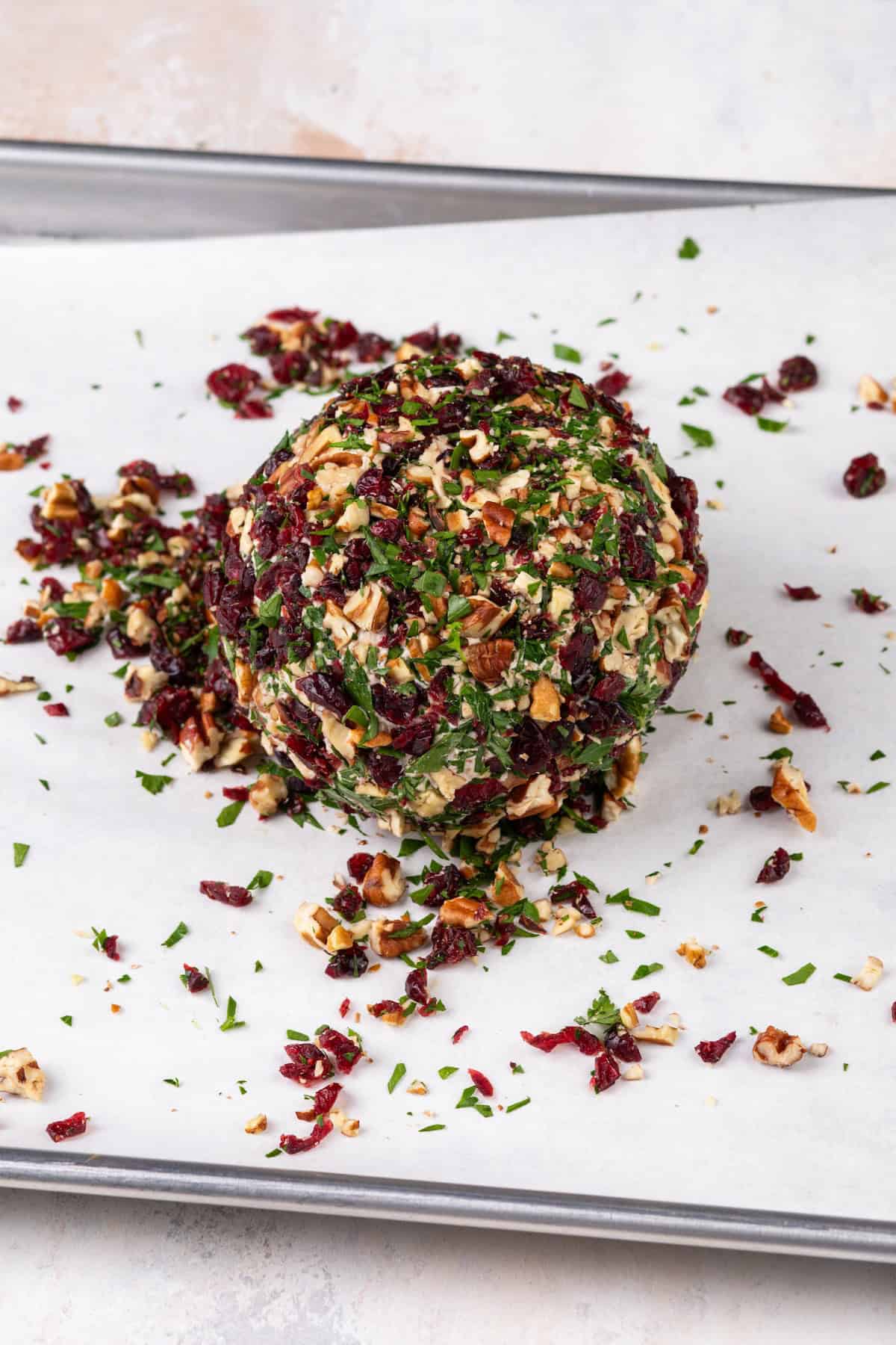 Easy Cranberry Cheese Ball Recipe | The Novice Chef