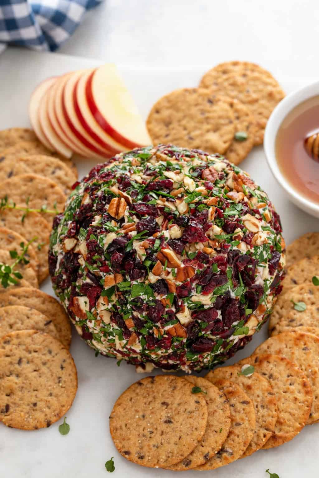 Easy Cranberry Cheese Ball Recipe | The Novice Chef