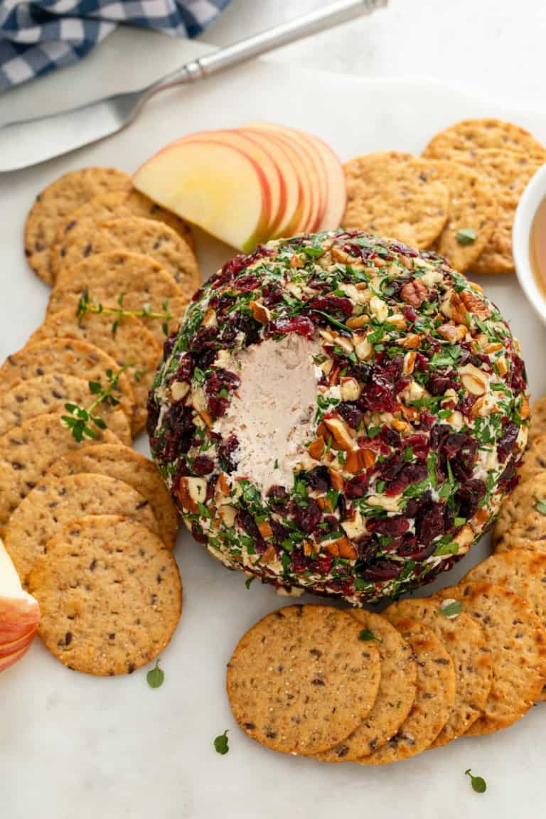 Easy Cranberry Cheese Ball Recipe | The Novice Chef