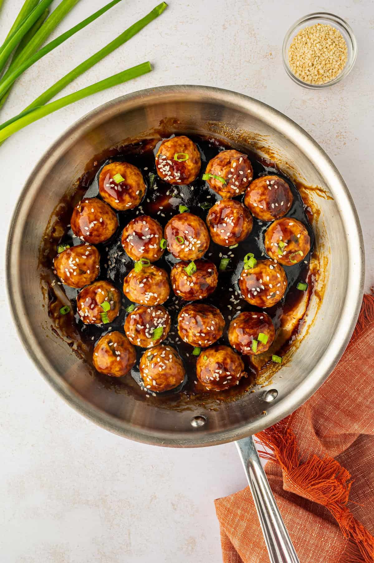 Sticky Asian Chicken Meatballs Recipe
