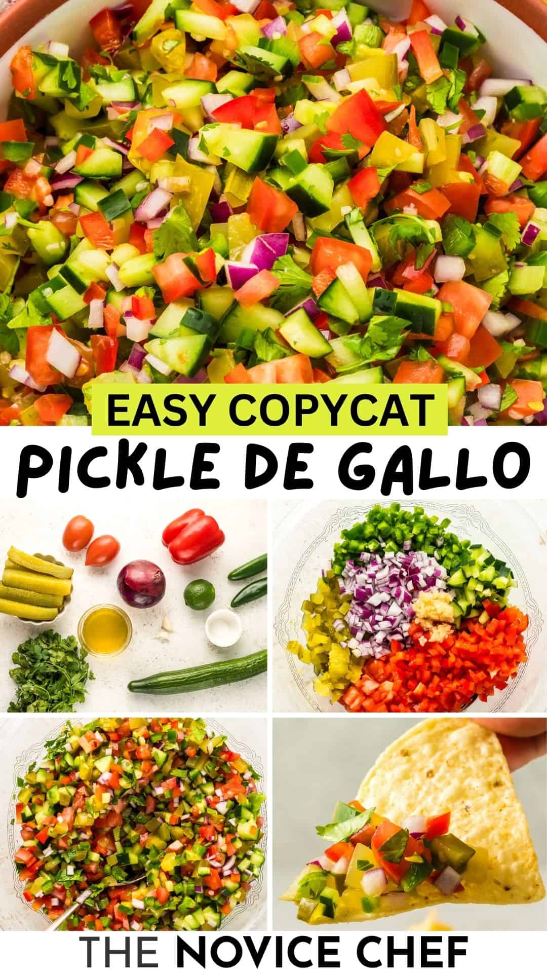 Pickle de Gallo Recipe (Dill Pickle Salsa)