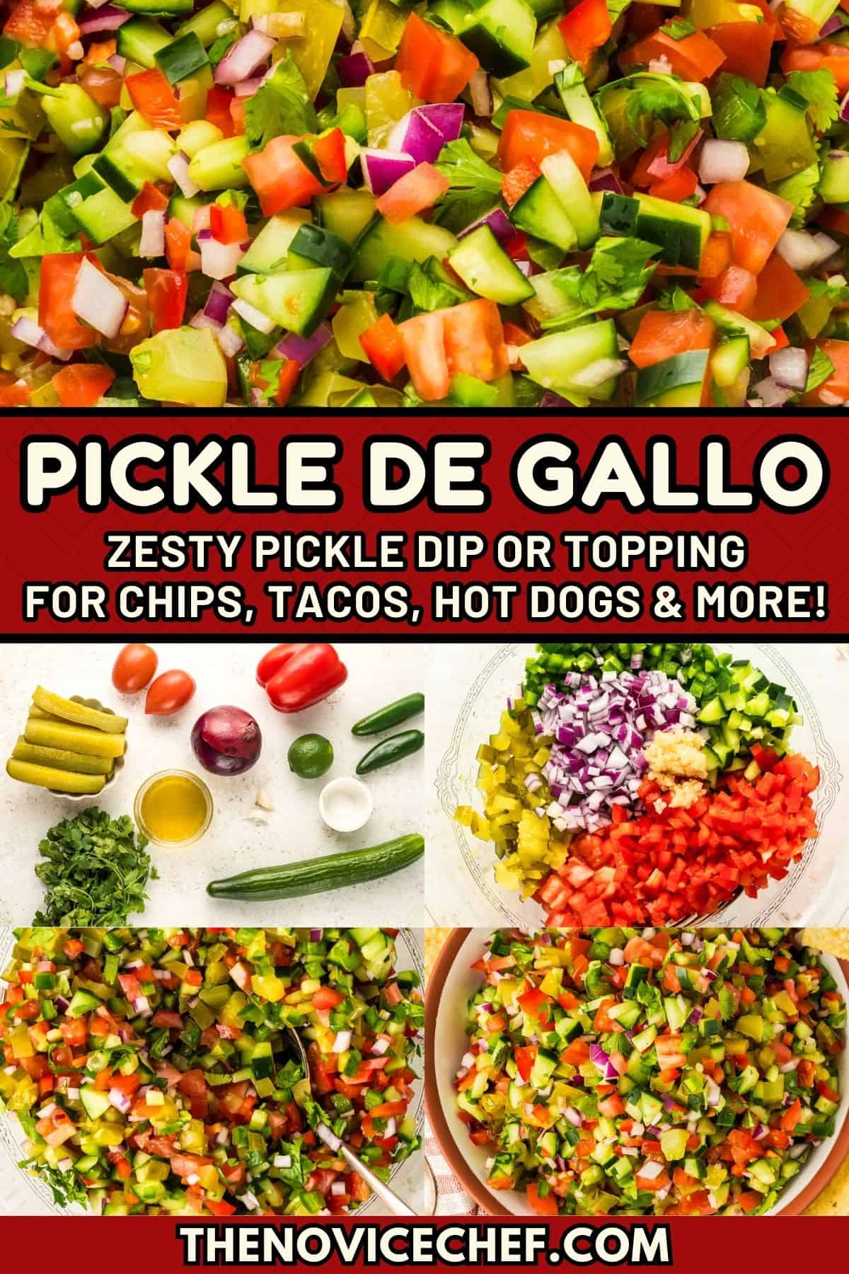 Pickle de Gallo Recipe (Dill Pickle Salsa)