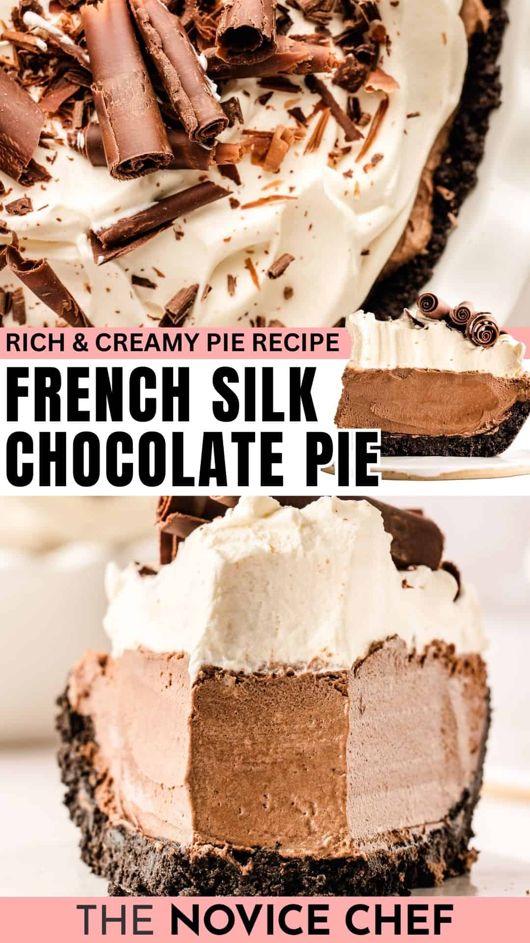 Chocolate French Silk Pie Recipe (No Raw Eggs!)