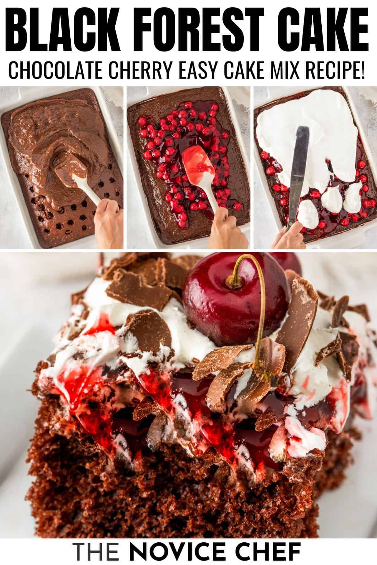 Easy Black Forest Cake Recipe Made With Boxed Cake Mix
