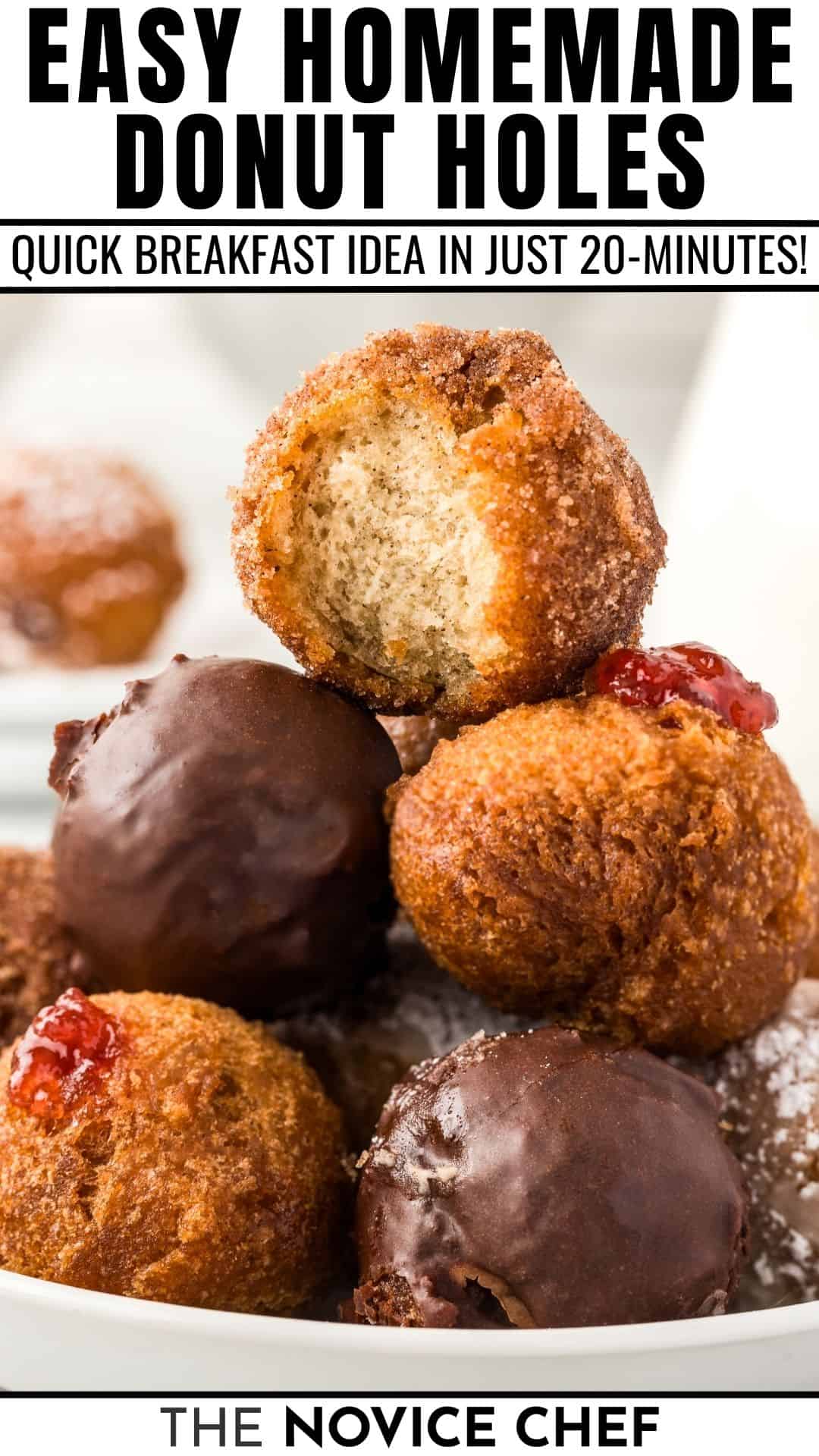 Easy Homemade Donut Hole Recipe (No-Yeast)