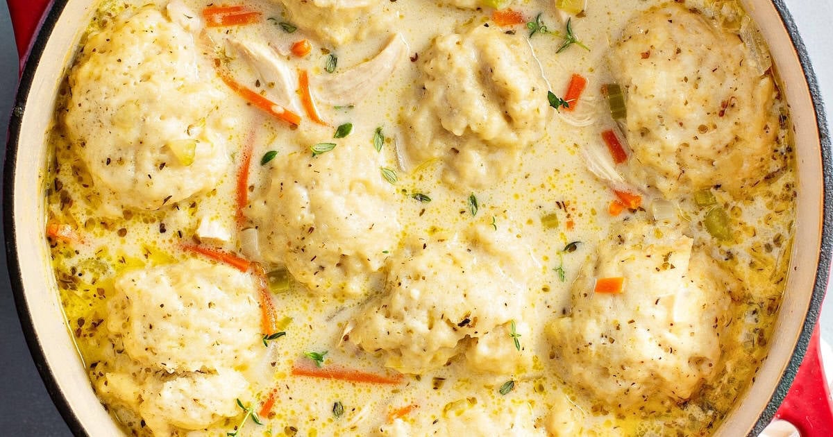 Homemade Chicken and Dumplings Recipe | The Novice Chef