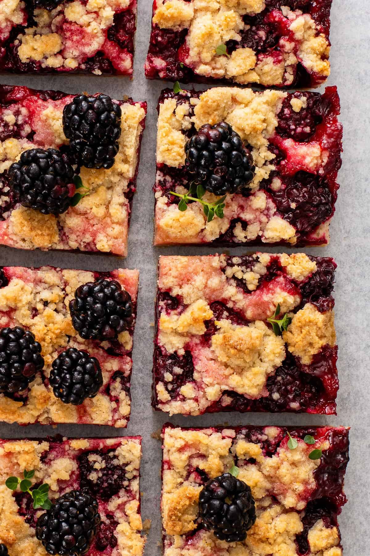 Easy Blackberry Pie Bars Recipe (Use any berries you like!)