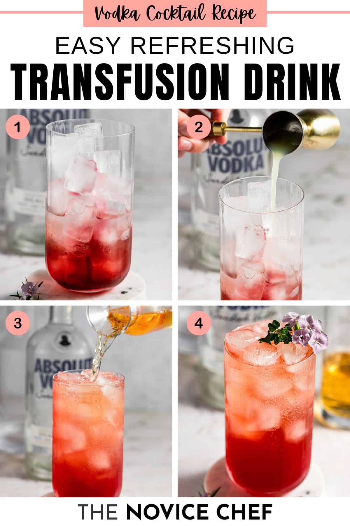 Transfusion Drink – The Novice Chef