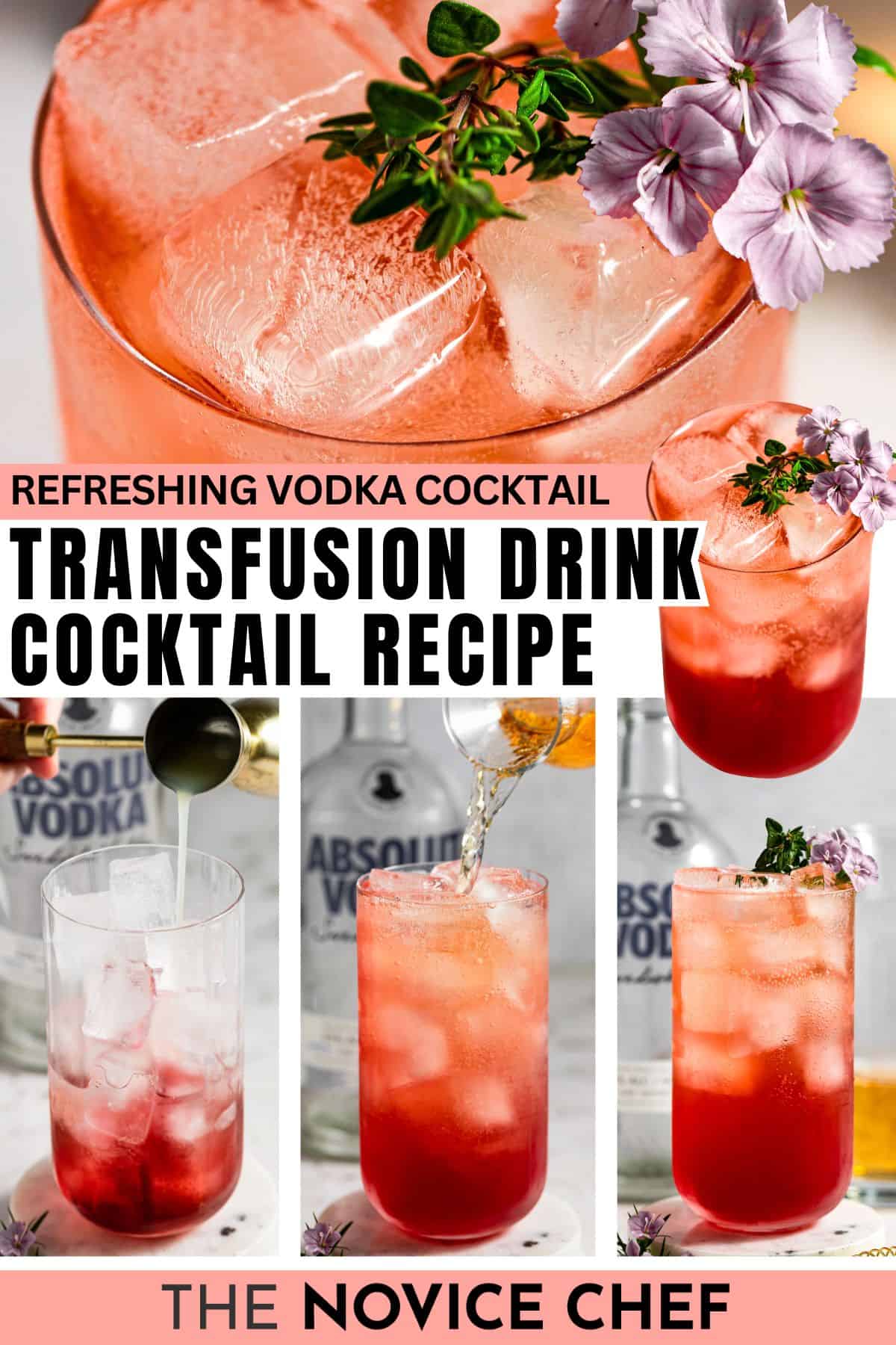 Transfusion Drink – The Novice Chef