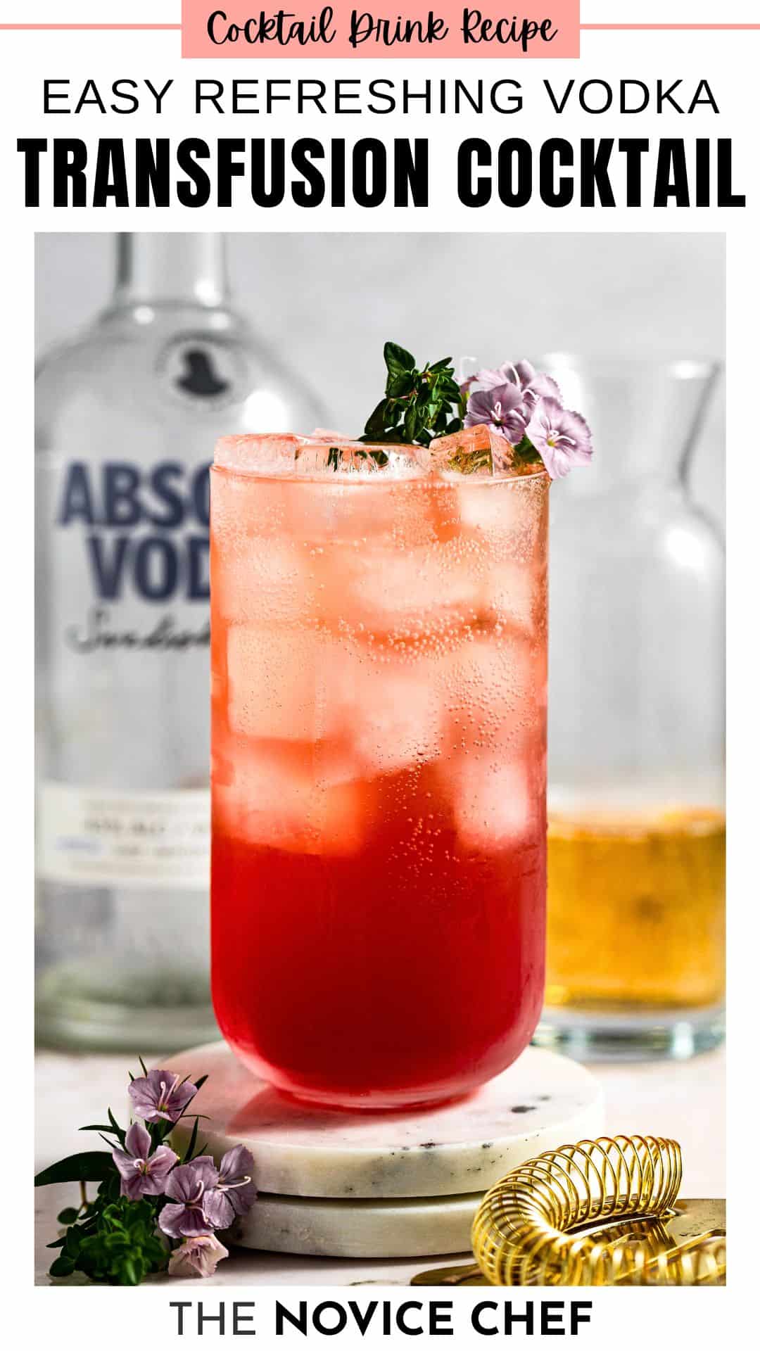 Transfusion Drink – The Novice Chef