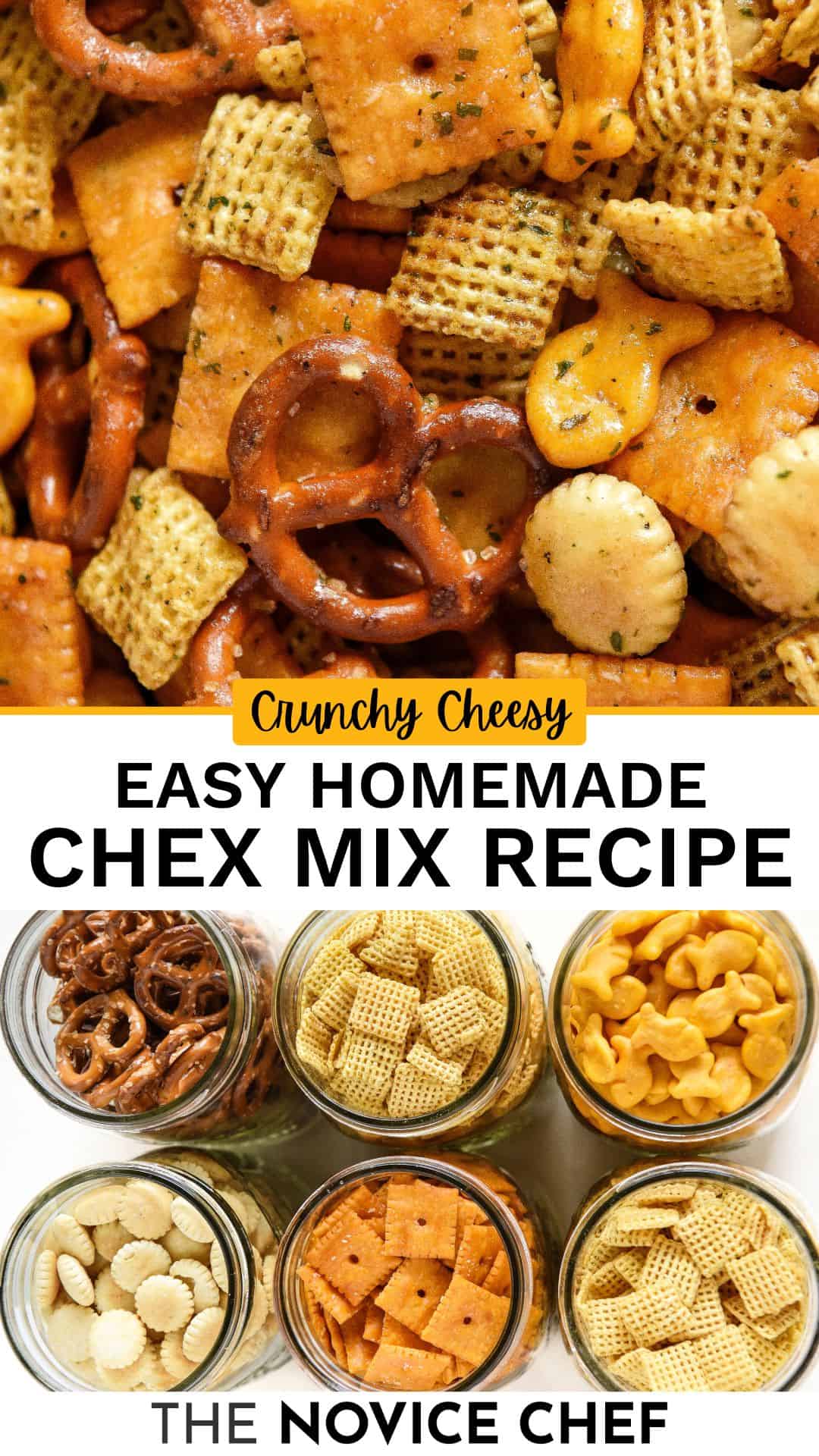 Homemade Chex Mix Recipe | The Novice Chef